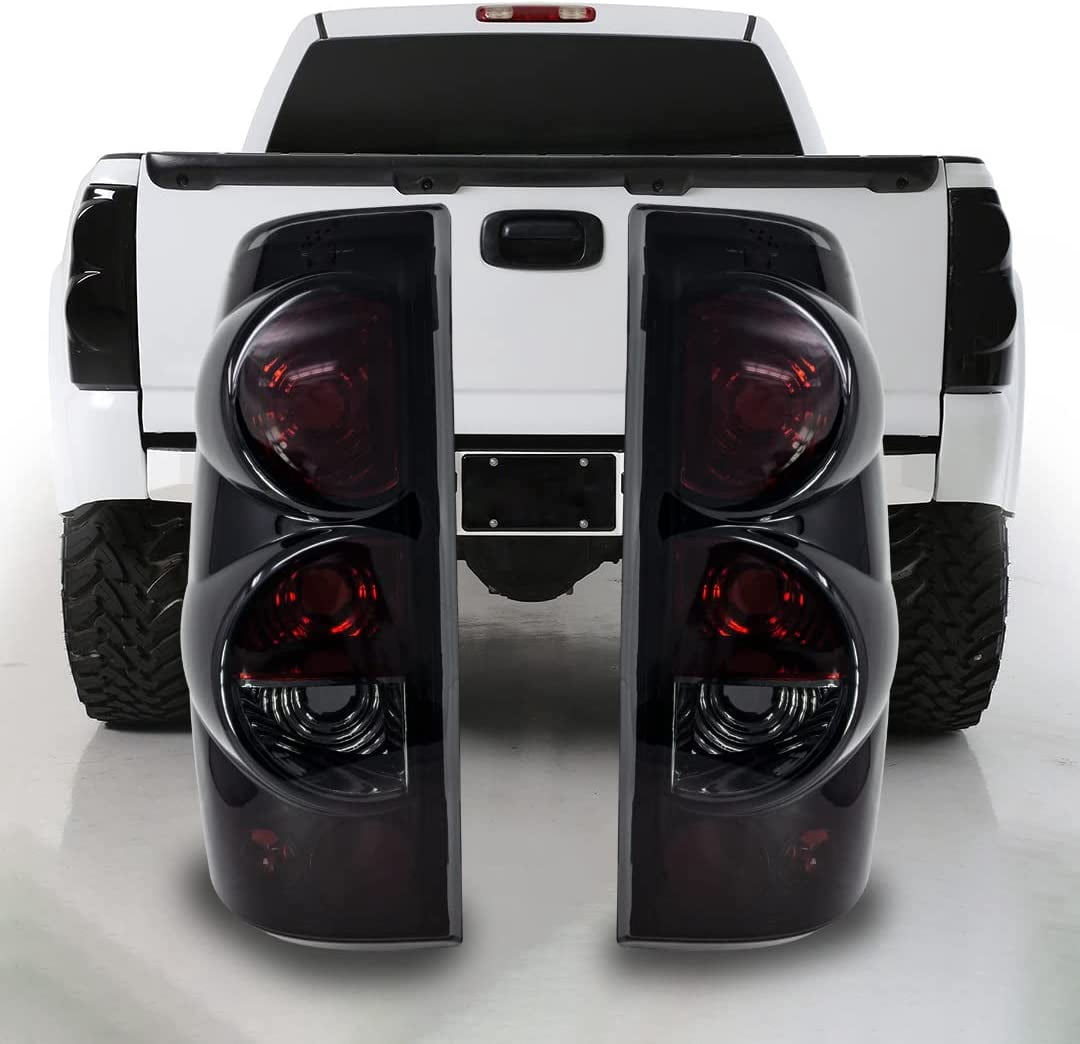 HRT Tail Lights for 1999-2006 Chevy Silverado & GMC Sierra - Black ...