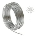 HRX Pure Aluminum Wire, 2mm, 100ft, 12 Gauge, Bendable for Crafting ...