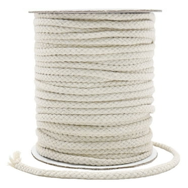 HRX 10mm Thick Cotton Rope, 16 Yards, Strong Twisted Cord for Macrame ...