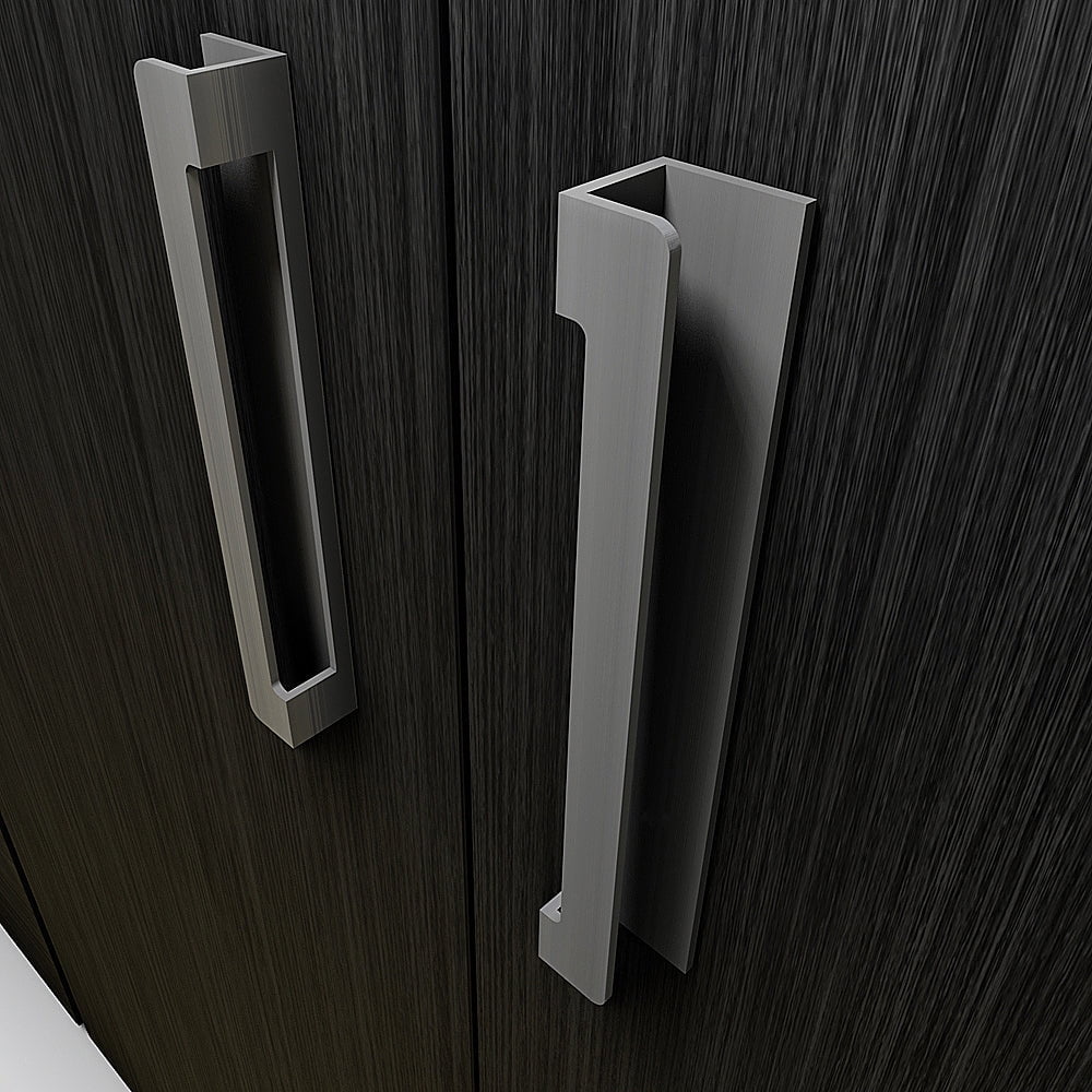 HRX Glass PH01- ClearAnodized- Self-Stick Pull Handles for Kitchen ...