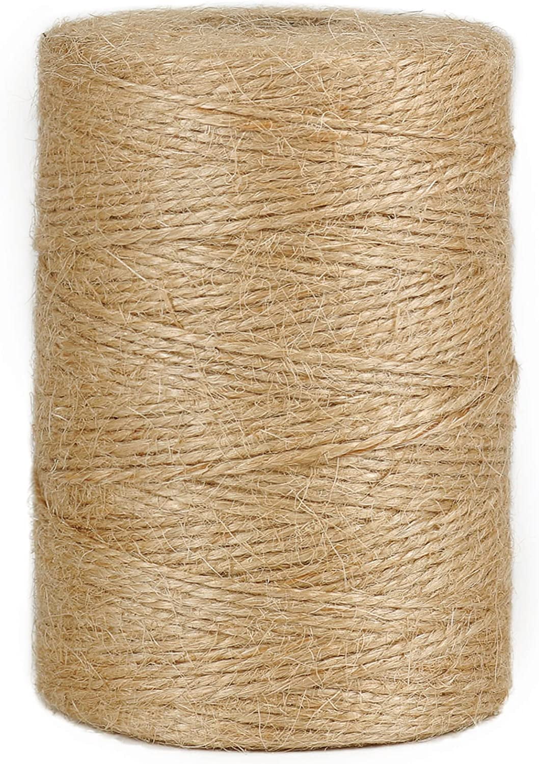 HRX Natural Jute Twine, 656 Feet 1mm, for Gift Wrapping, DIY Crafts ...