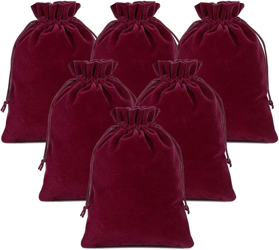 HRX Package Velvet Gift Bag with Drawstring , Small Candy Gift Bags ...