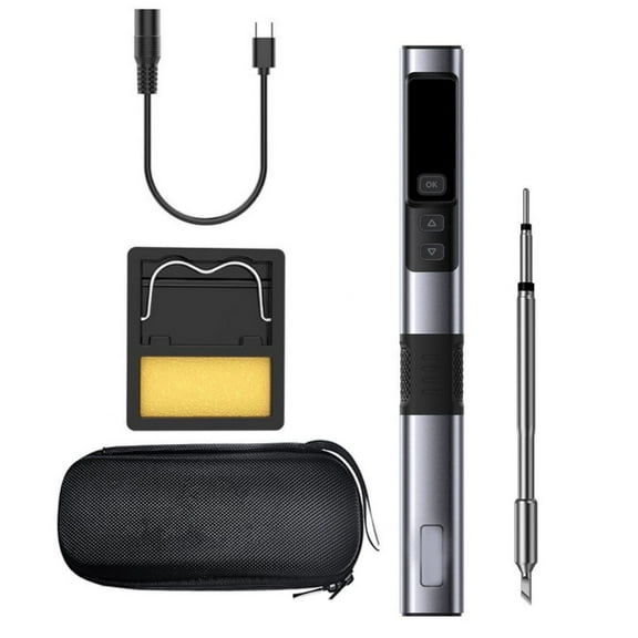 858D Hot Air Rework Station, 700W 110V SMD Soldering Station with 3 Air ...