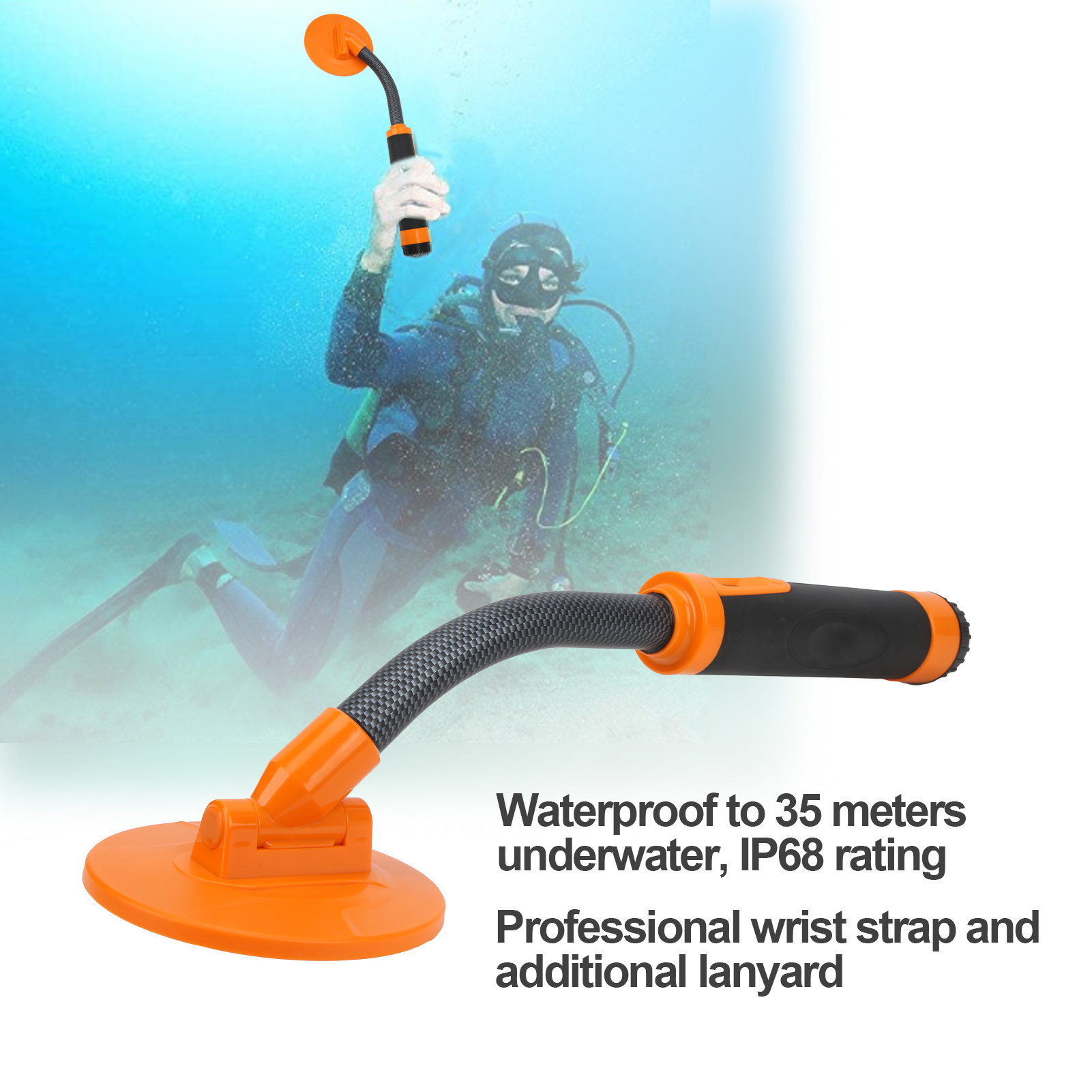 HS‑07 35M Underwater Metal Detector Pinpointer Waterproof Metal ...