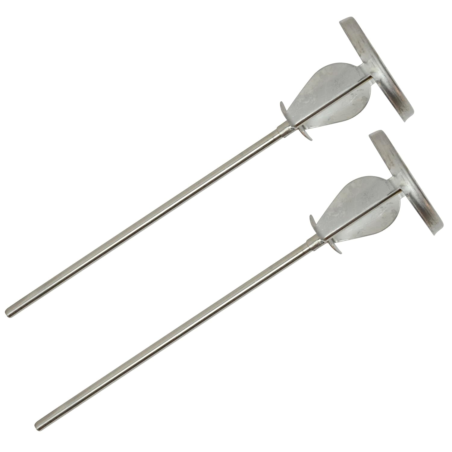 HS-1 1/4" Shaft 2 Gallon Stainless Steel Mixer Blade (2-Pack) - Walmart.com
