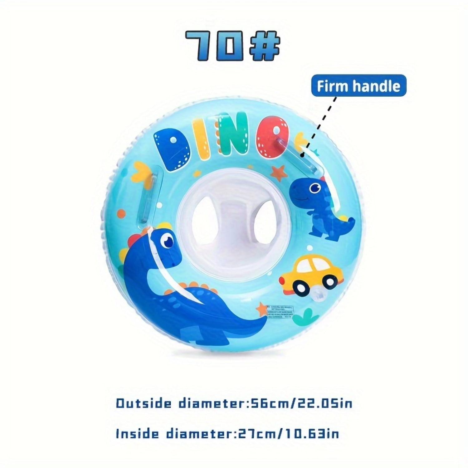 HS 1pc Pool Floating Swimming Ring PVC Cute Cartoon Swimming Ring For ...