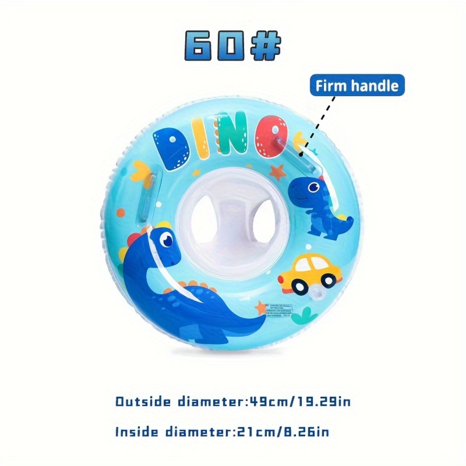 HS 1pc Pool Floating Swimming Ring PVC Cute Cartoon Swimming Ring For ...