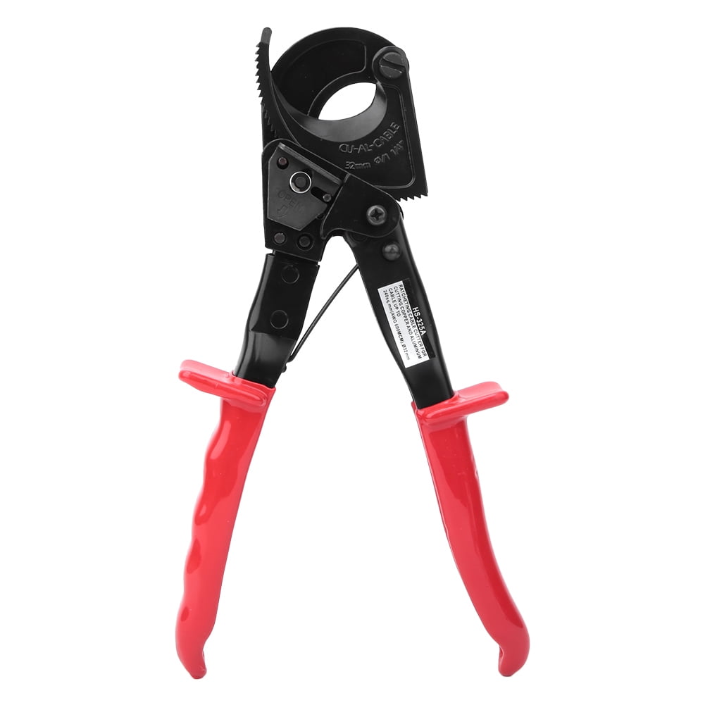 HS-325A Ratchet Cable Cutter, High Carbon Steel Insulated Tool for ...