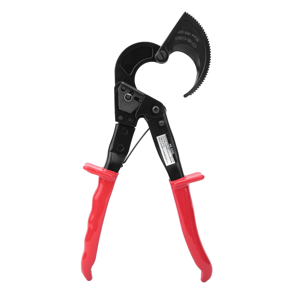 HS-325A Ratchet Cable Cutter Insulated HCS Copper Aluminum Cutting Tool ...