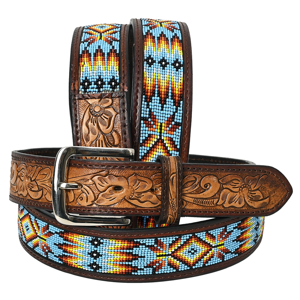 34 In Hilason Western Style Beautifully Hand Crafted In Genuine Leather ...