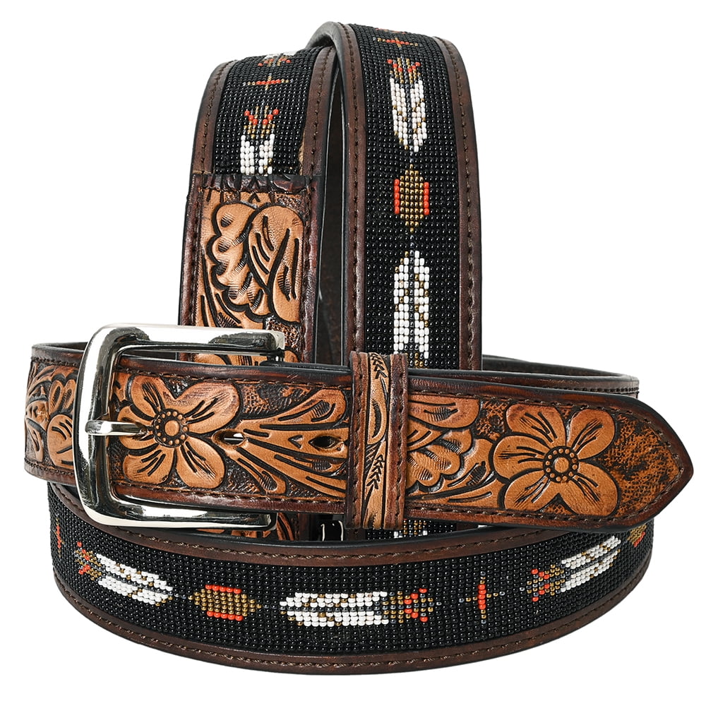42 In Hilason Western Style Beautifully Hand Crafted In Genuine Leather ...