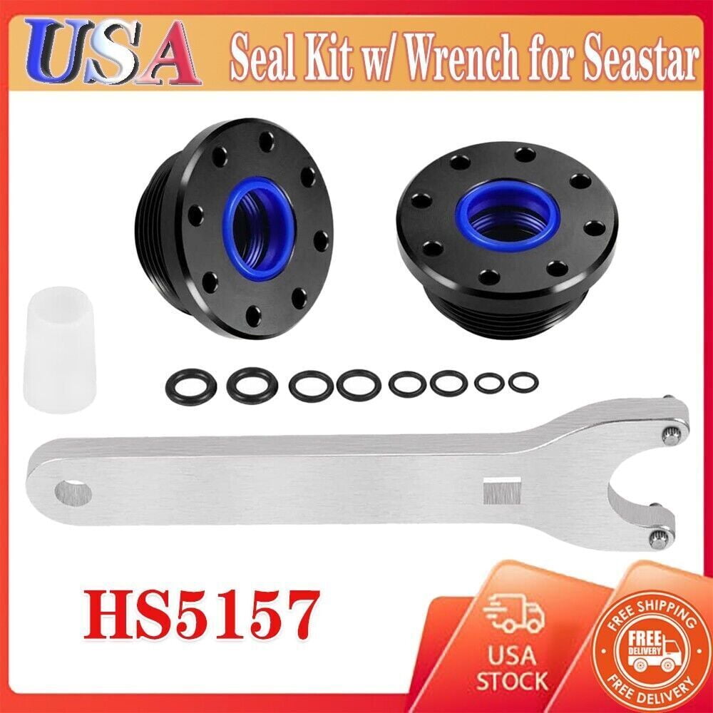 HS-5157 Front Mount Hydraulic Steering Cylinder Seal Set With Wrench ...