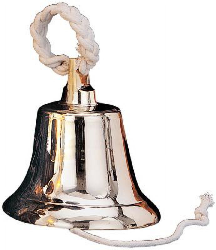 HS 8" Polished Brass Bell - Walmart.com