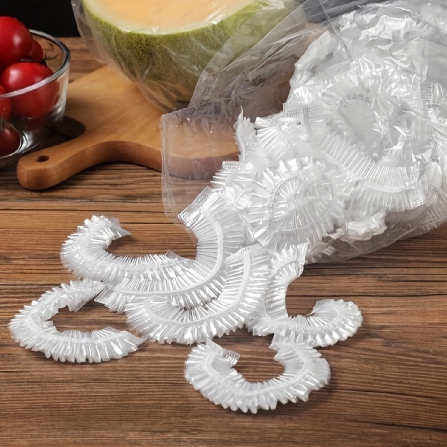 HS Elastic Disposable Food Covers - Freshness Preserving Plastic Wrap ...