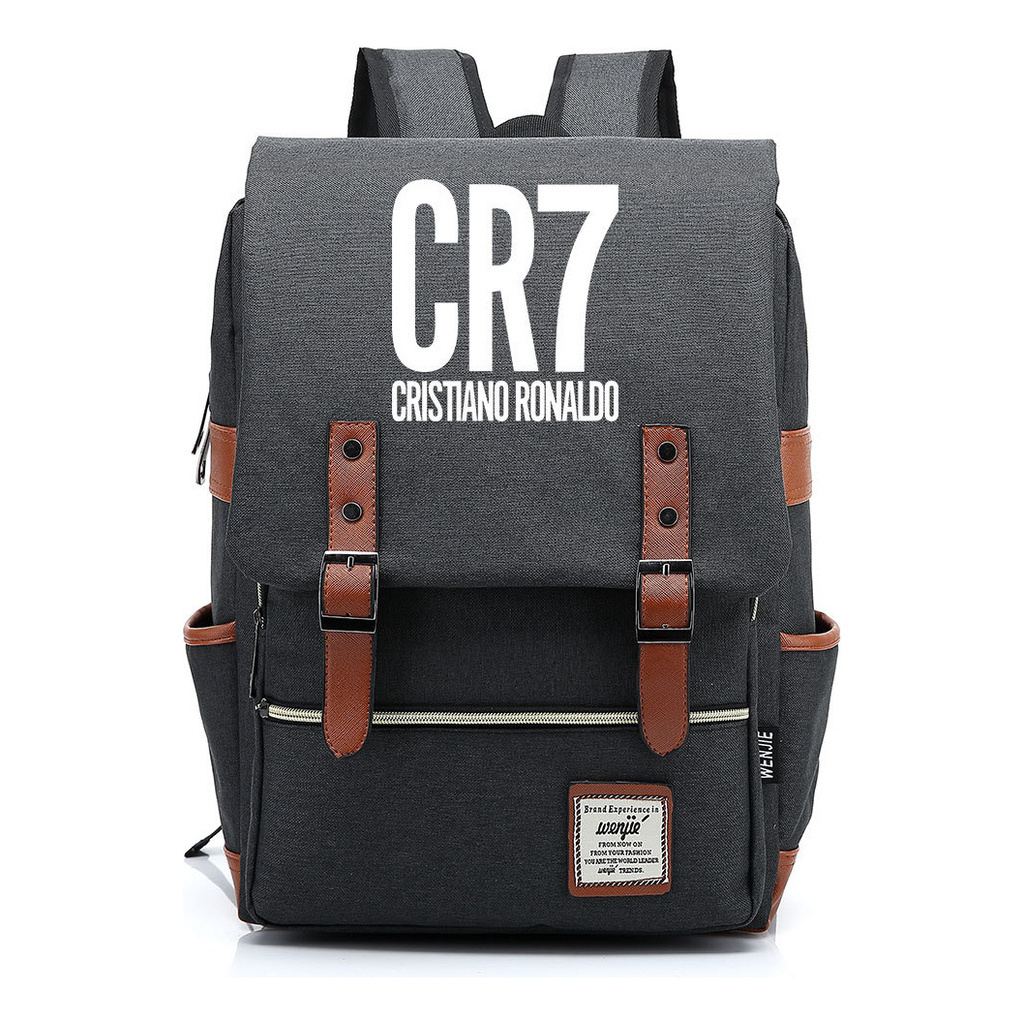 HS-Football Star Cristiano Ronaldo Printed Backpack For Men And Women ...