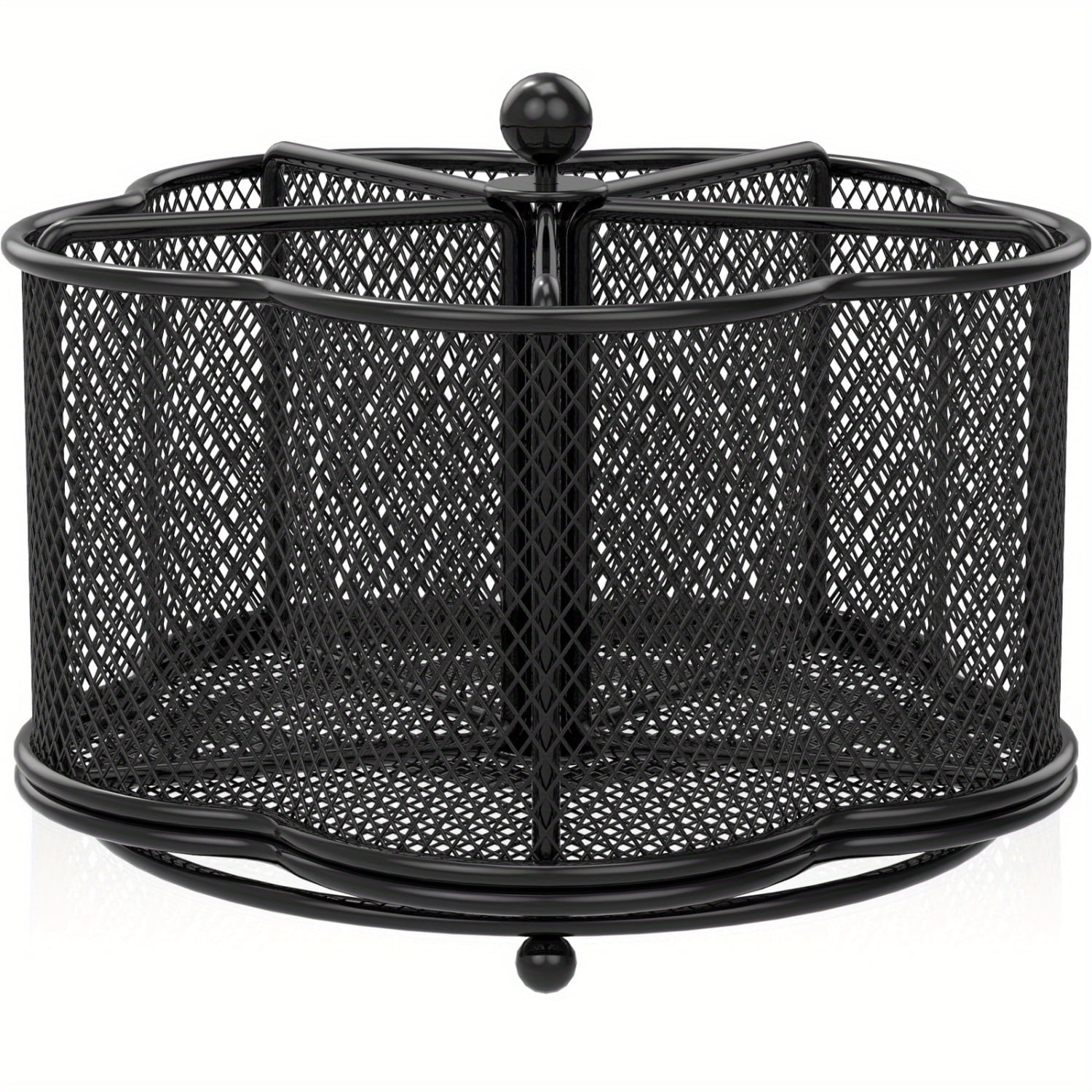 HS ° Rotating 5-Compartment Utensil Holder - Versatile Organizer for ...