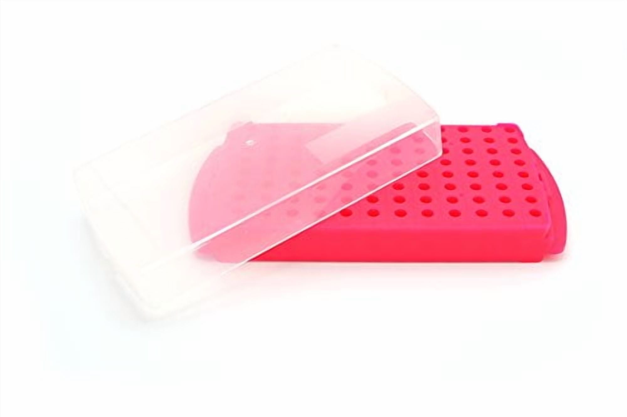 HS2345E Reversible Tube Rack 96 Well, Polypropylene, Pink (Set of 5 ...