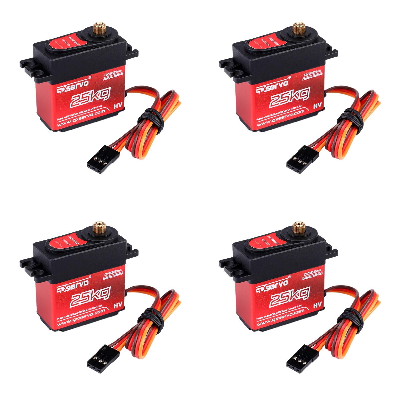 HS3225 180 Digital RC Servo 25KG Torque Metal RC Servo Motor 2PCS ...