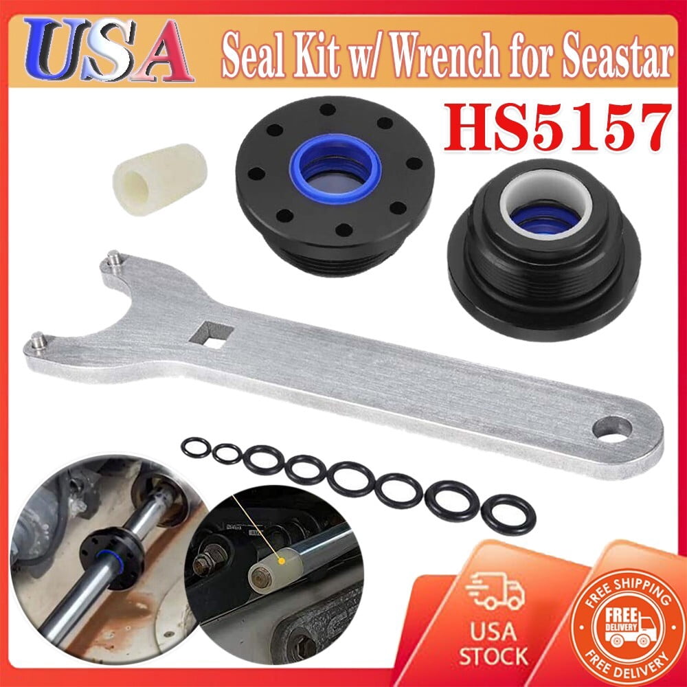 HS5157 Front Mount Hydraulic Steering Cylinder Seal Kit for Seastar ...