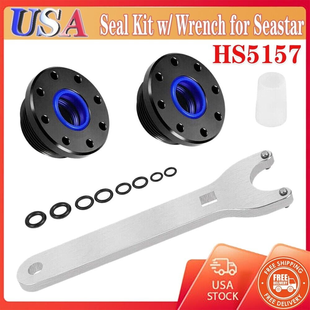 HS5157 Front Mount Hydraulic Steering Cylinder Seal Set for Seastar W ...