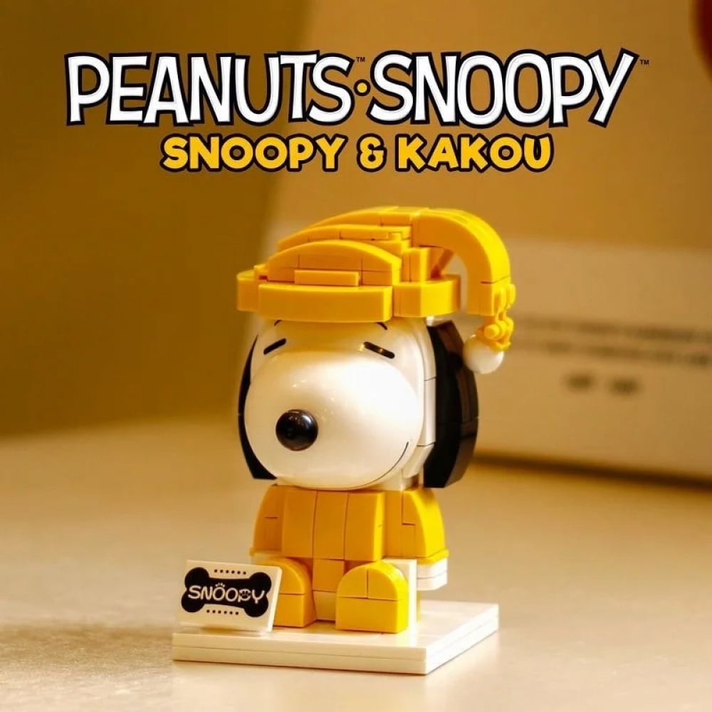 HSANHE Snoopy Building Blocks Assembly Model Cartoon Dog Bricks ...