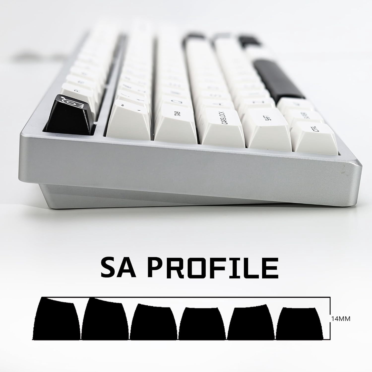 HSAPOW-Bow Similar to SA Profile PBT Double Shot Keycap Set,160 Keys ...