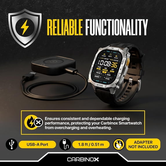 HSAPOW-Carbinox USB Charger Compatible for Carbinox Smartwatch - Fast ...