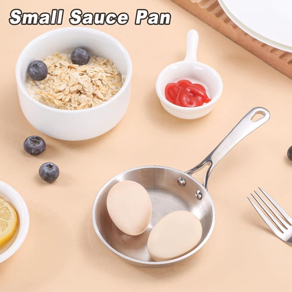 HSAPOW-Mini Sauce Pan, Tri-Ply Stainless Steel Pot with Stay-Cool ...