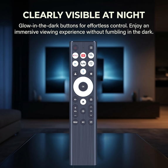 HSAPOW-New Smart Voice Remote Replacement with Backlit for Hisense U6 ...