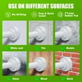 HSAPOW-Shower Curtain Rod - 32-68 Inch Rustproof Tension Rod, Non-Slip ...