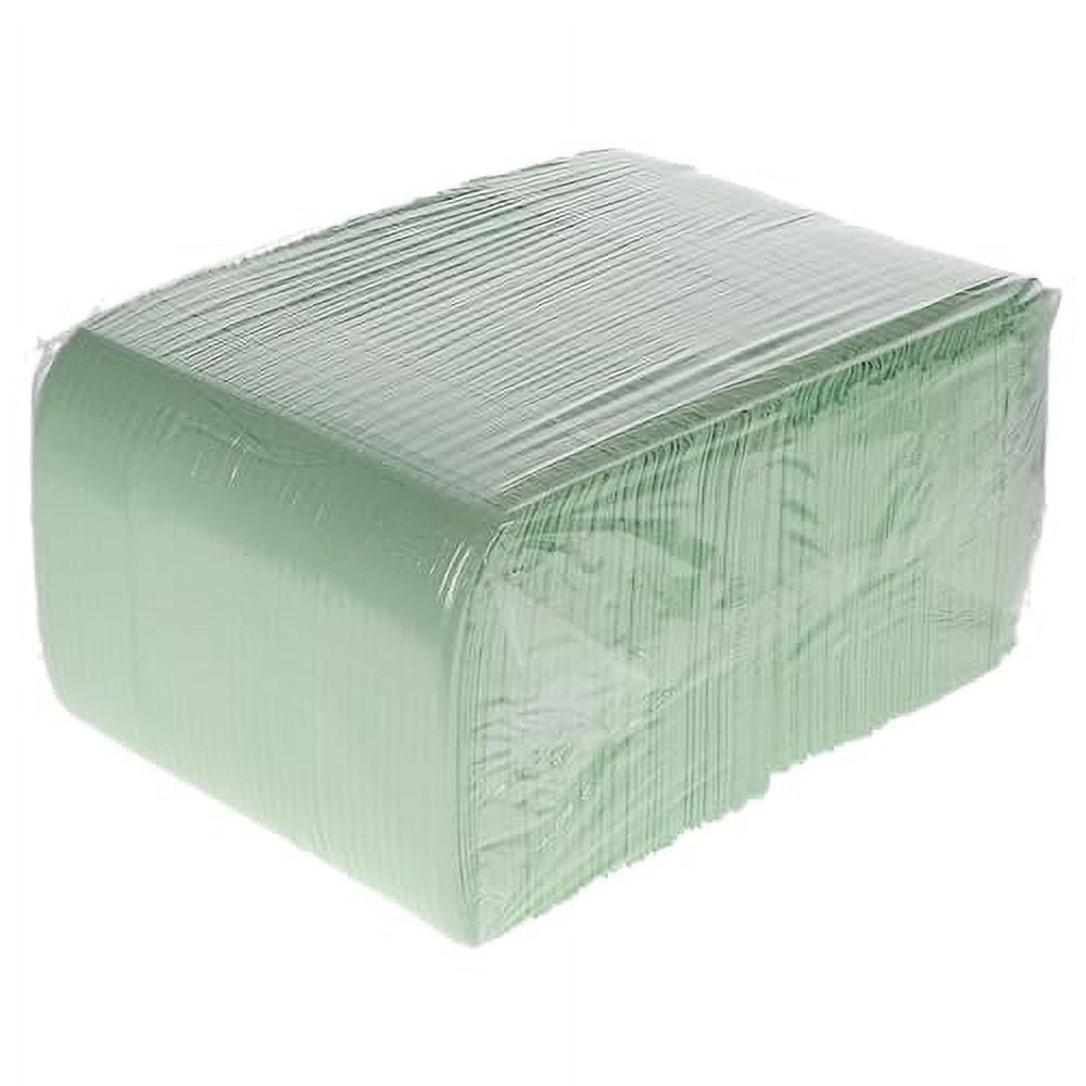 HSB 109216 Disposable Dental Bibs 13 X 18 Aqua 2-Ply Paper 1 ply Layer ...