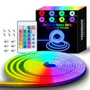 Led Neon Rope Light 12V LED Strip Lights Waterproof Silicone Rope Light ...