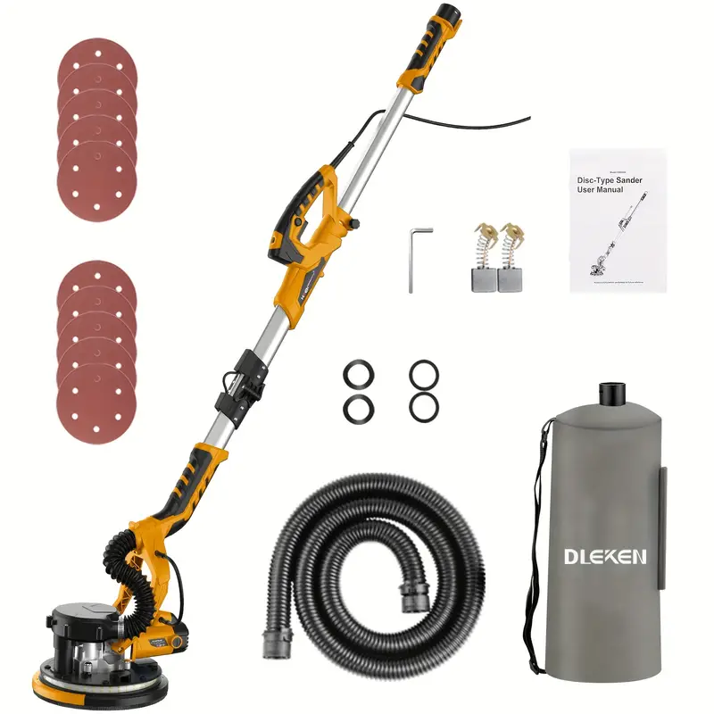 HSCCGI 1050W Electric Drywall Sander with Integrated Vacuum and Dust ...