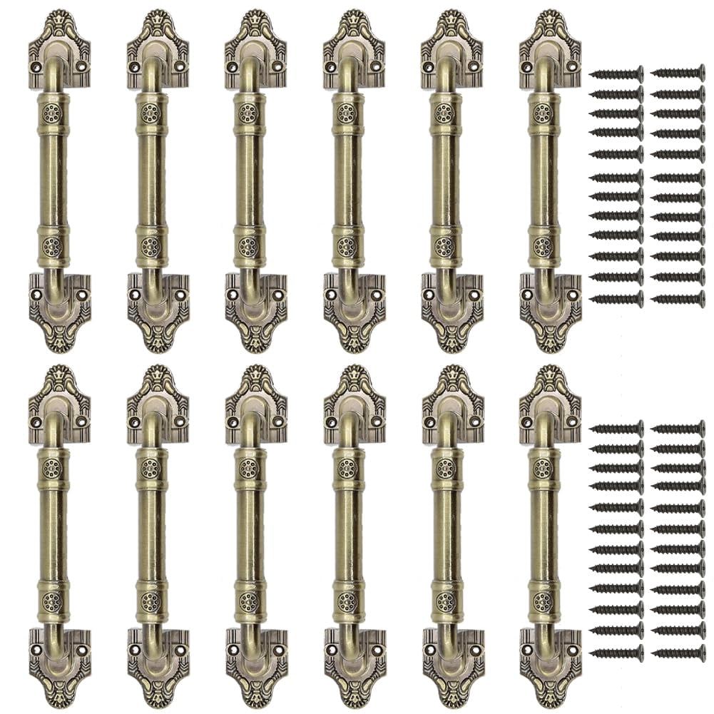 HSEANHM Sliding Barn Door Pull Handle Hardware for Wooden Garden Gate ...