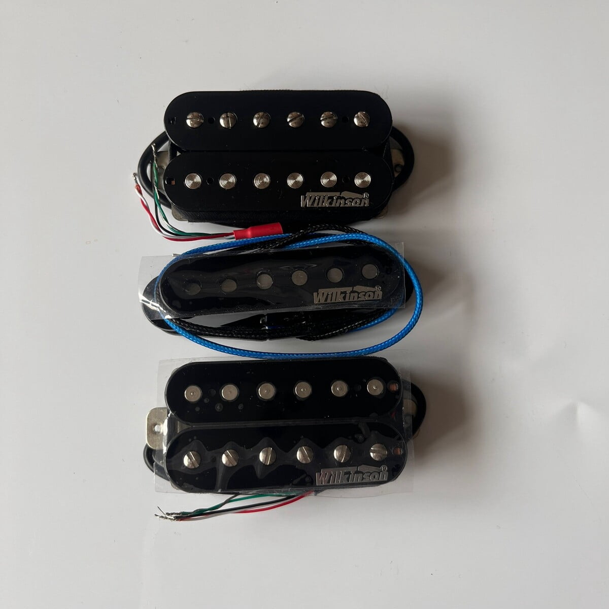 HSH Alnico V Humbucker Pickups WHHBN WVSM WHHBB 4C Shielded Pickups ...