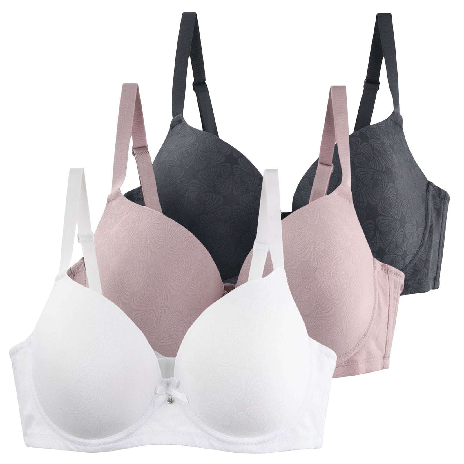 HSHMT Bras for Women Comfortable Smoothing Soft Plus Size Thin ...