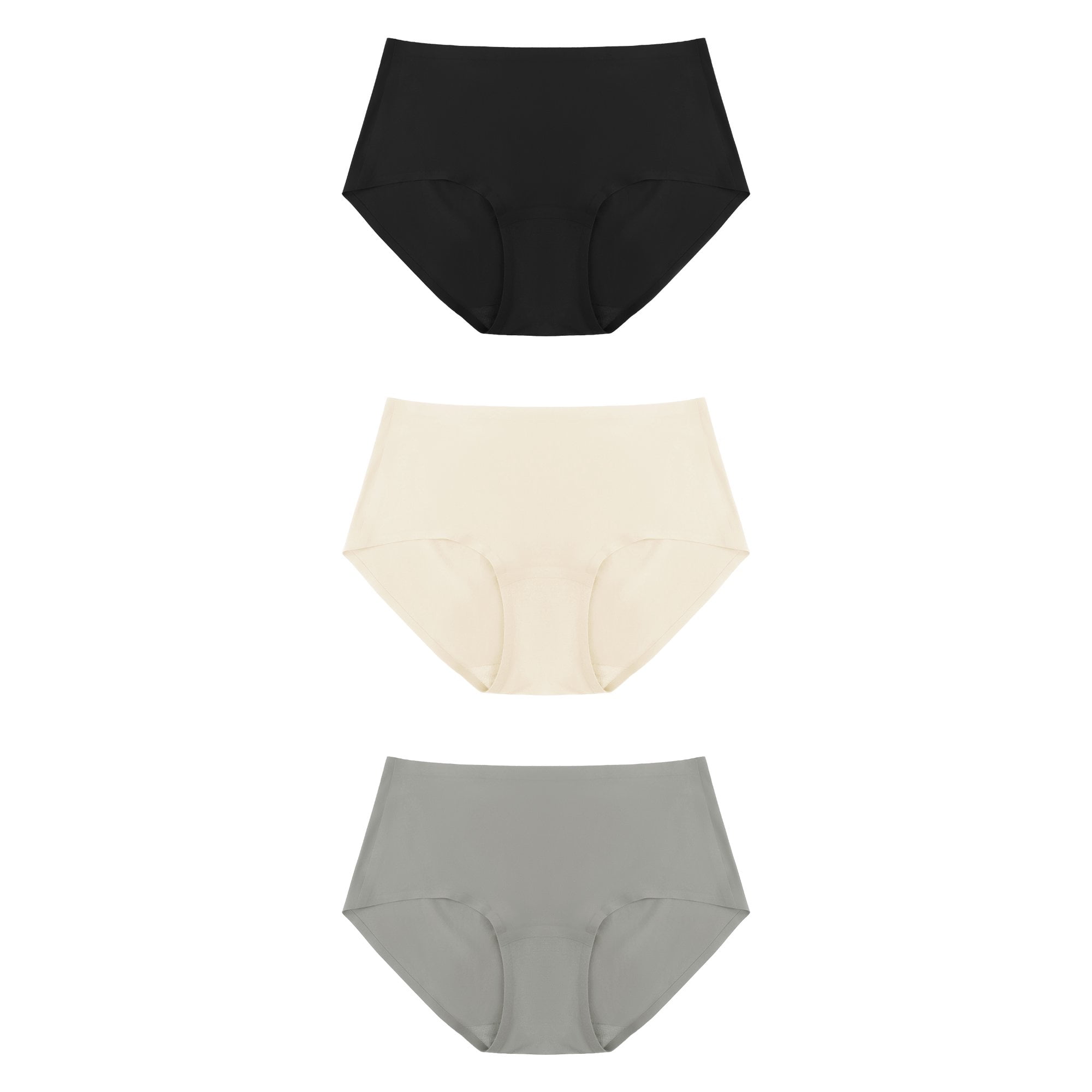 HSIA Women's Underwear Packs Plus Size Soft Stretch Seamless No Show ...
