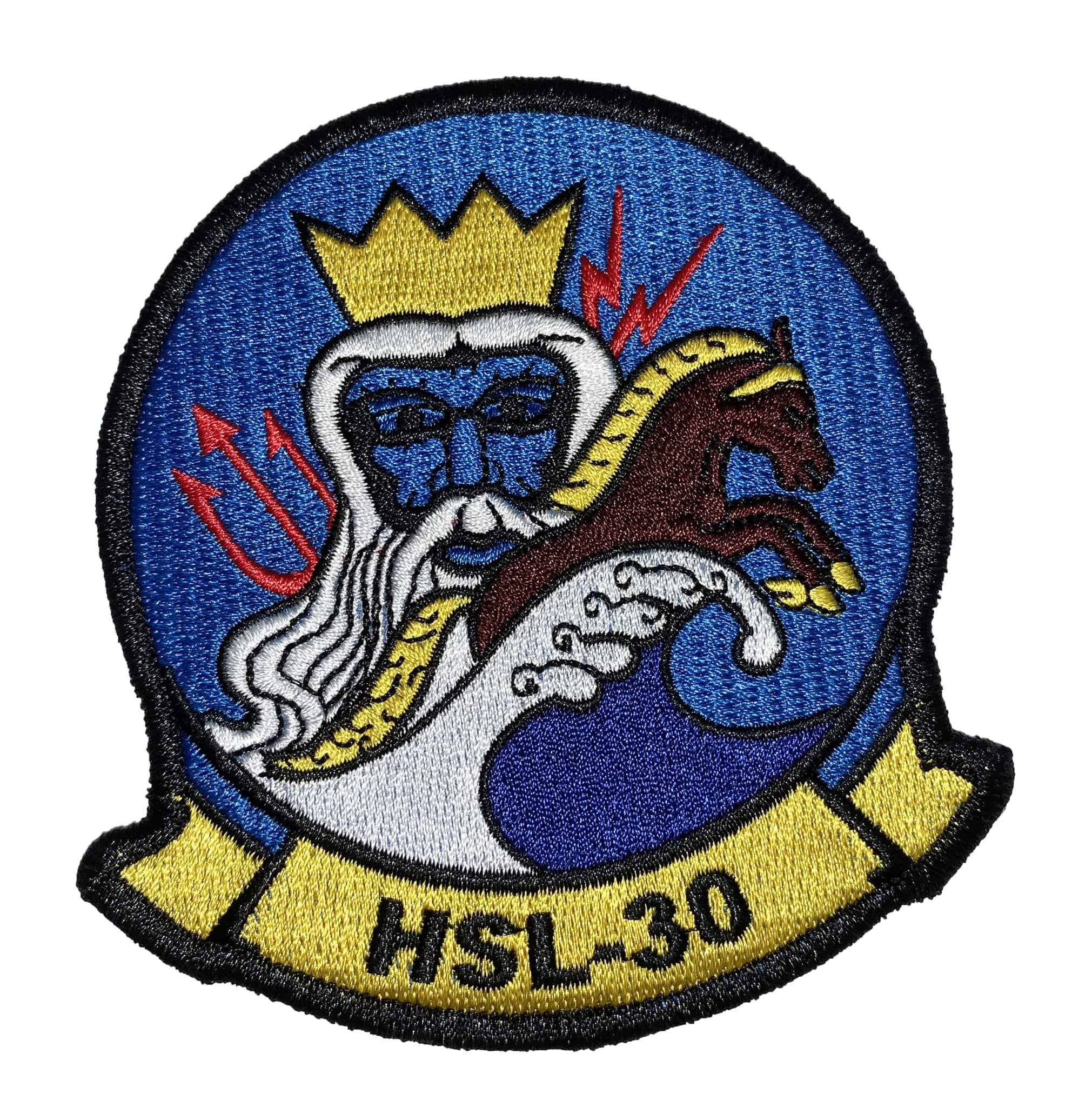 HSL-30 Neptune's Horsemen Squadron Patch –Sew On - Walmart.com