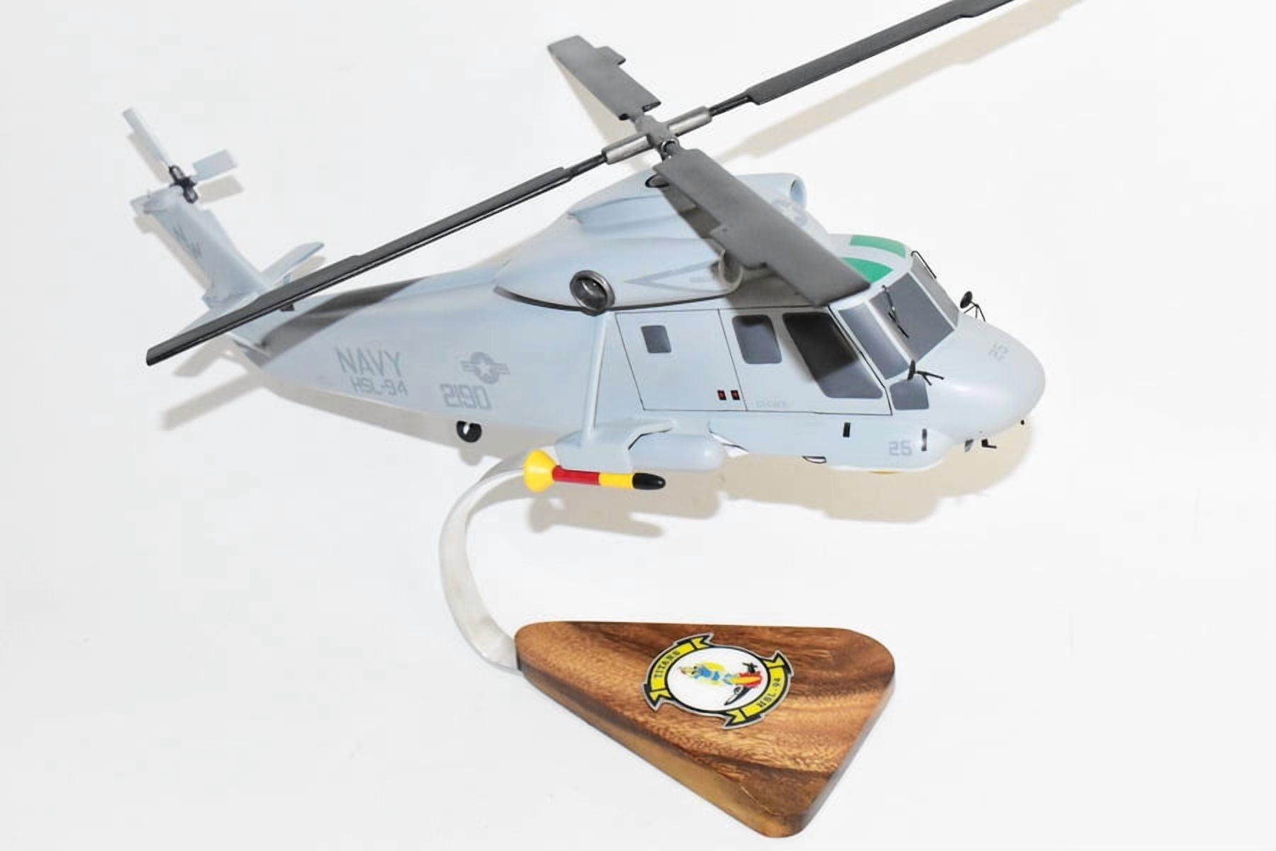 HSL-94 Titans Low Viz SH-2F Seasprite Model, Kaman, Mahogany, 1/30th ...