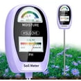 HSLGOVE Soil Test Kit, 2-in-1 Soil Moisture Meter/Soil PH Meter, Dual ...