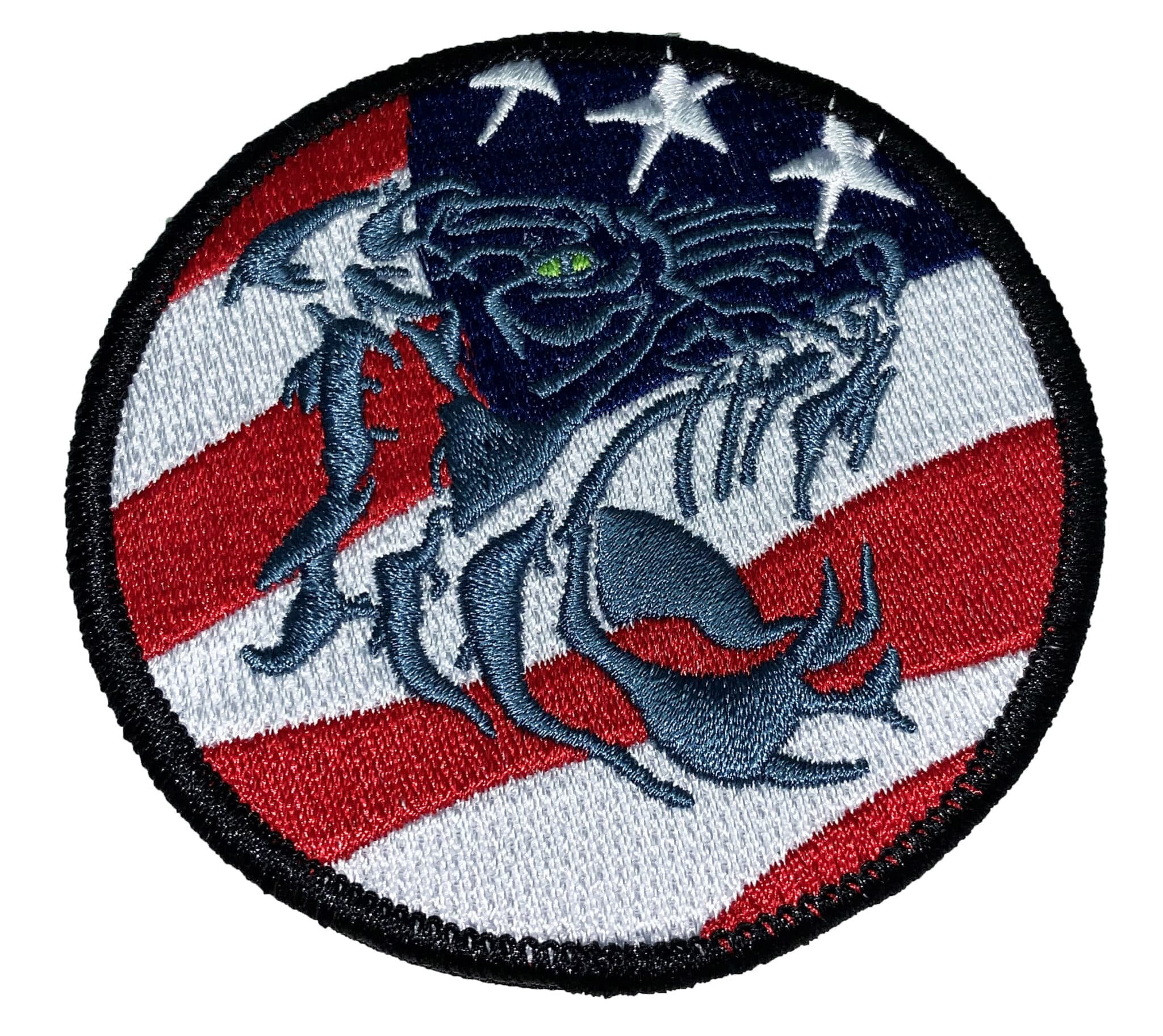 HSM-73 Battle Cats American Flag Patch – Hook and Loop - Walmart.com