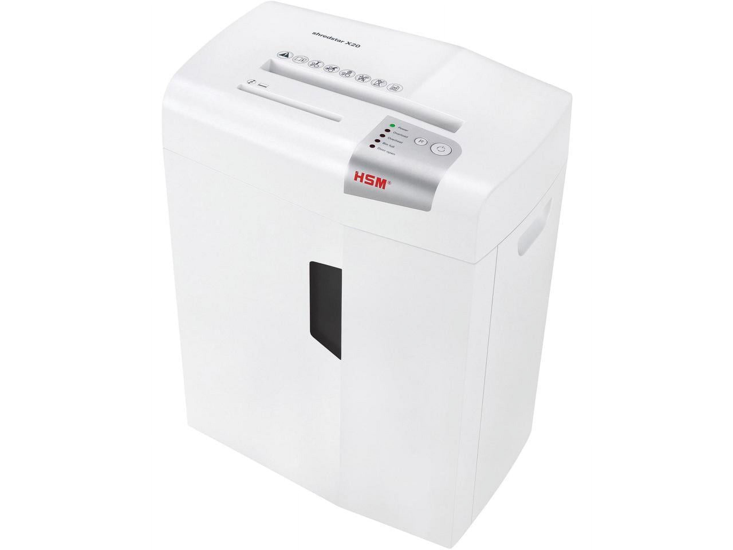 HSM of America - HSM1051w - HSM shredstar X20 Cross Cut Shredder ...