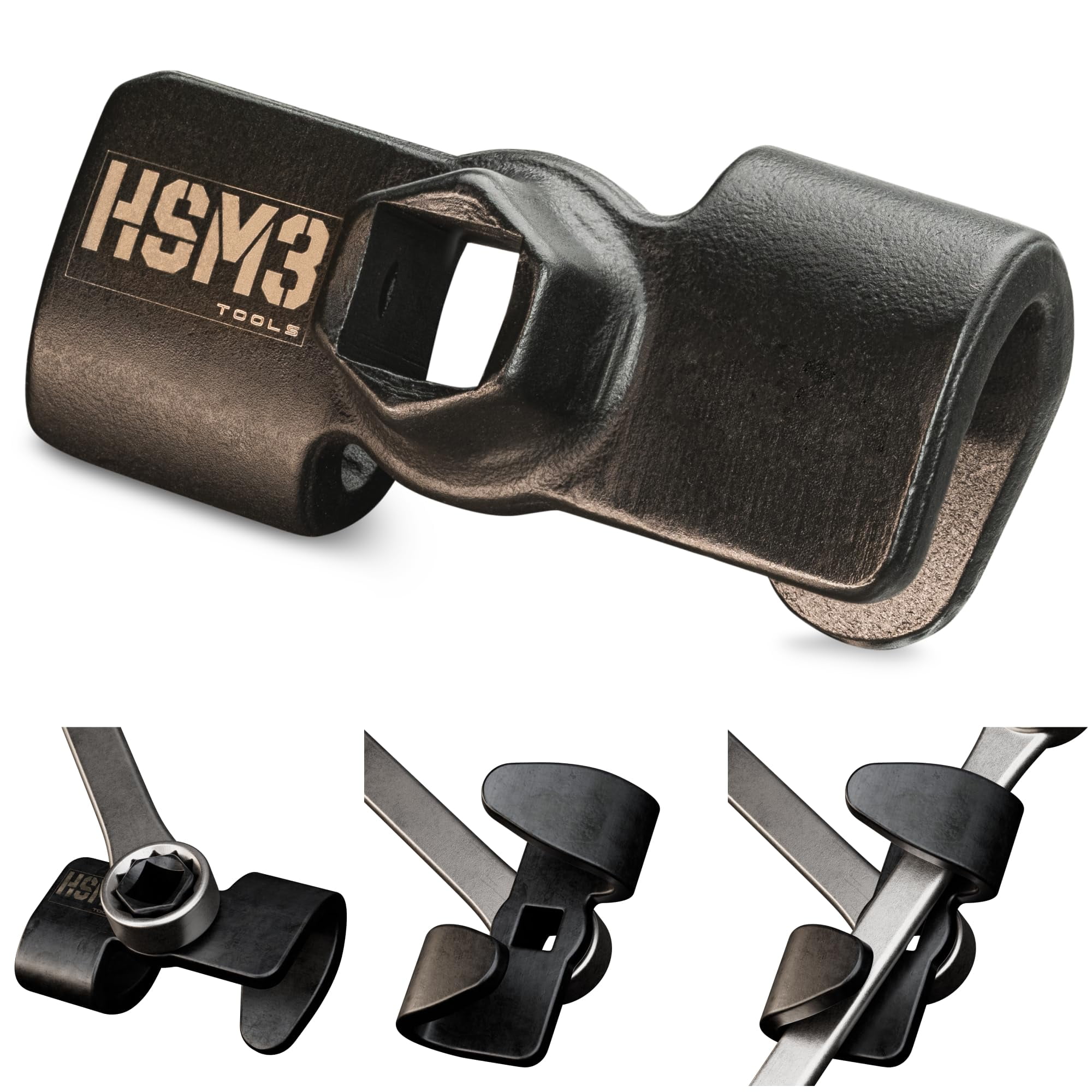 HSM3 Universal Wrench Extender Adaptor - 1/2 Inch Drive and 21mm Hex ...