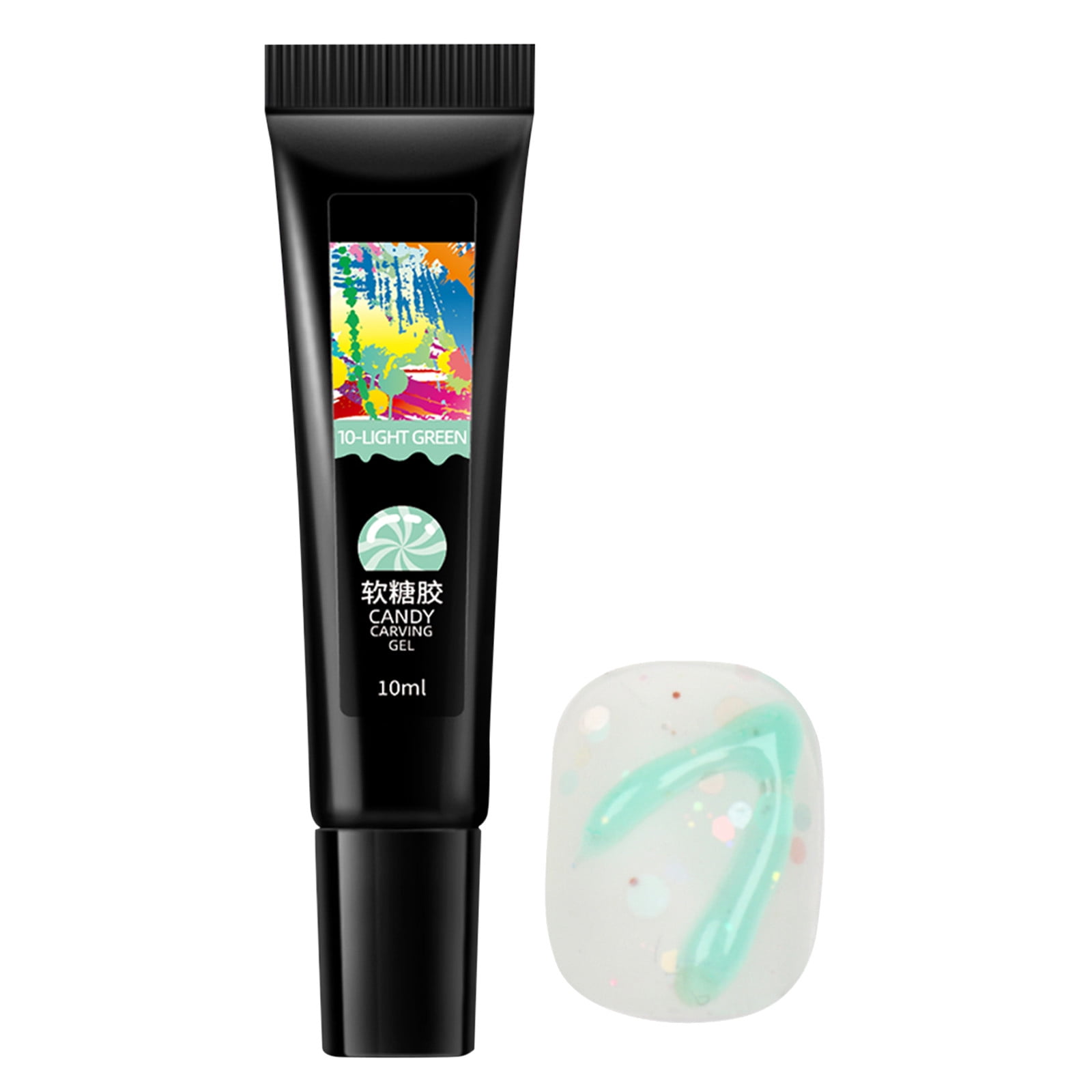 HSMQHJWE 1 PCS Manicure Fondant Glue Hot Summer Nail Color Glue Cartoon ...