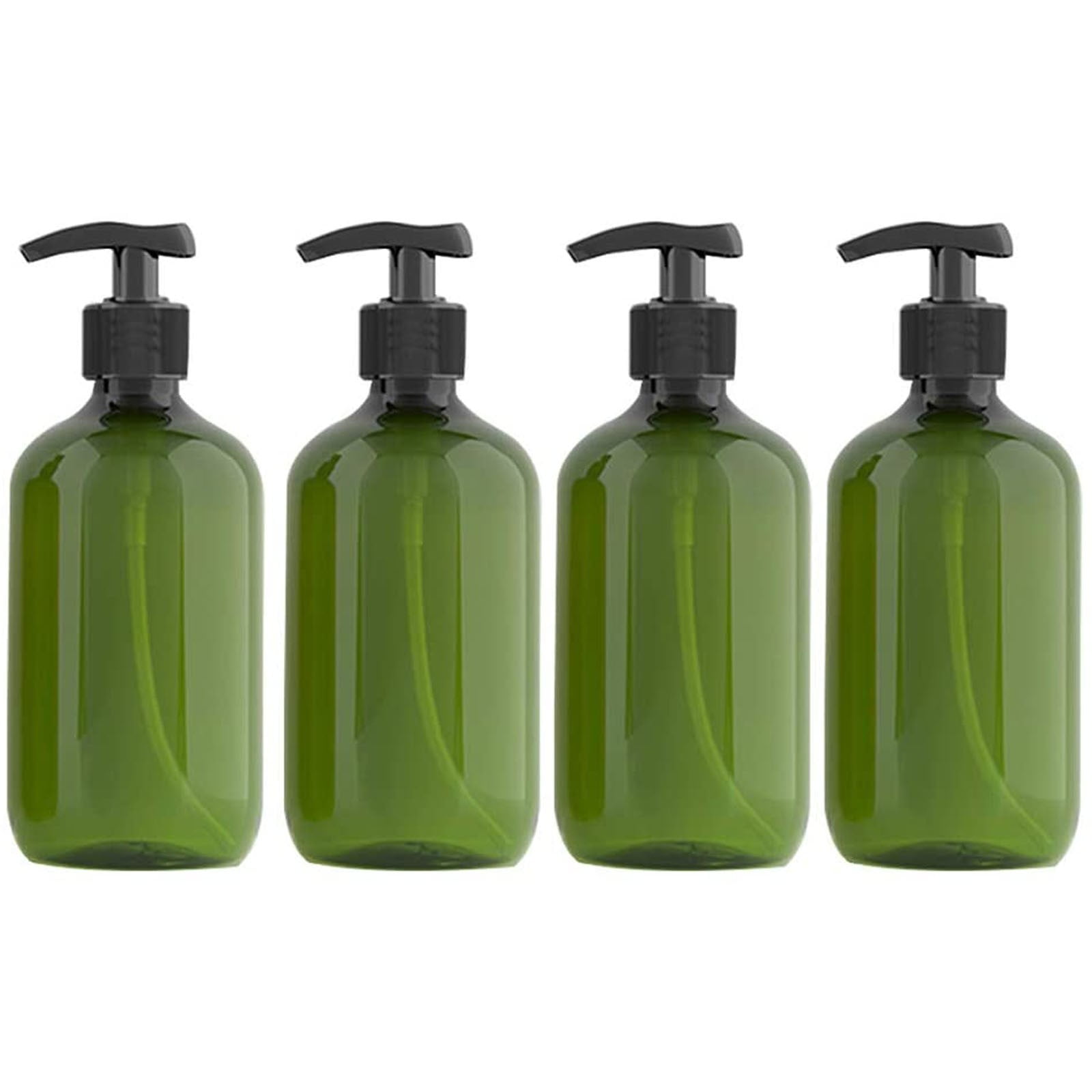 HSMQHJWE 4Pcs Shower Shampoo Refillable Dispenser Bottles - 17oz/500ml ...