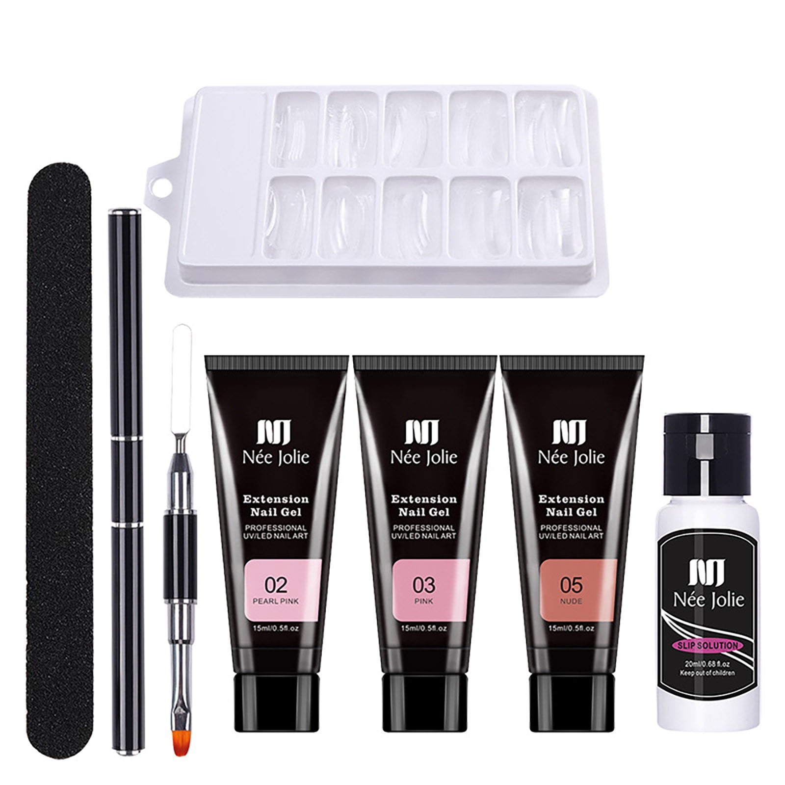 HSMQHJWE Professional Acrylic Nail Tech Kit, 20ml Nail Extension Tools ...