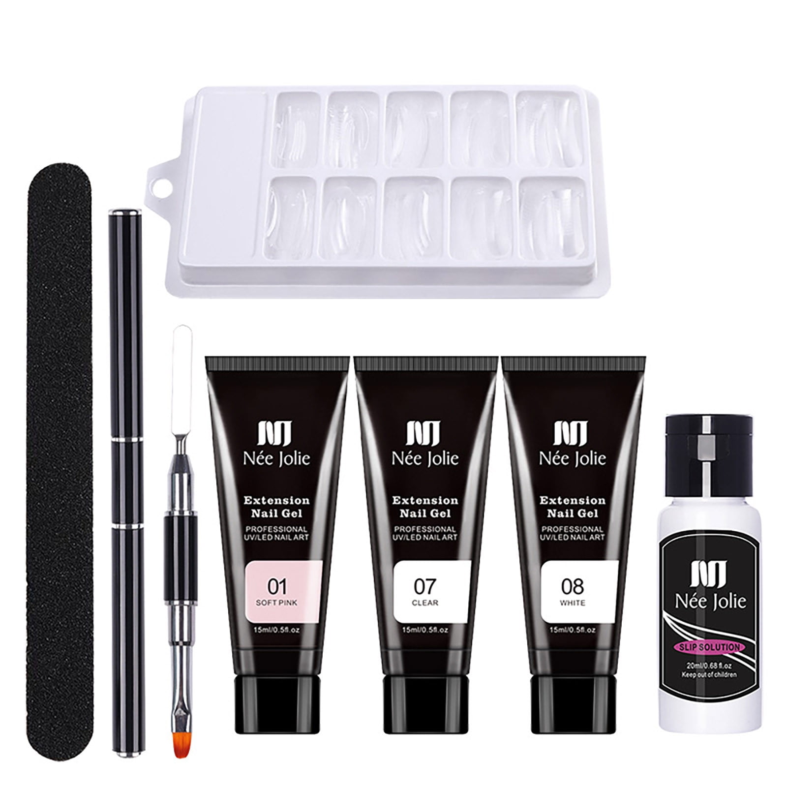 HSMQHJWE Acrylic Nail Tech Kit Nail Nail Gel Gel Nail 20ml Nail ...
