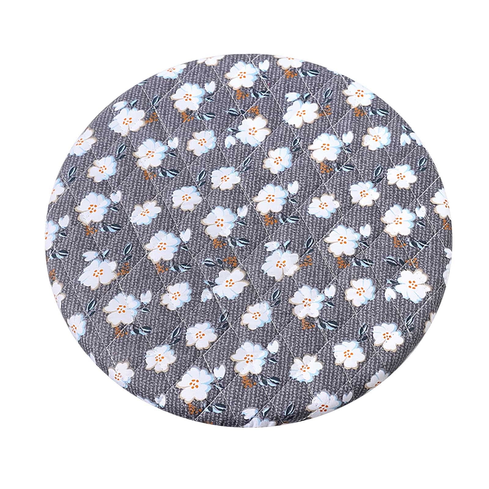 HSMQHJWE Bar Stool Cushion Texture Stool Cover Round Upholstered Bar ...