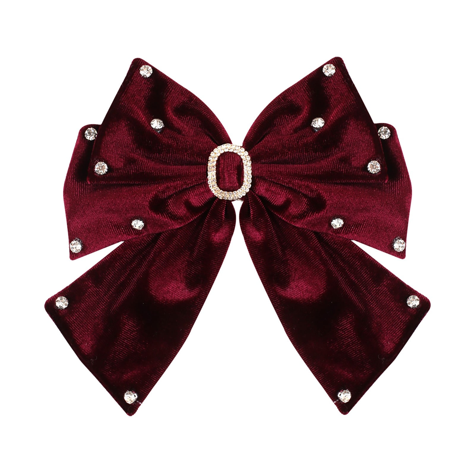 HSMQHJWE Barrettes for Women's Hair Thin Velvet Hairpin Back Bow Pearl ...