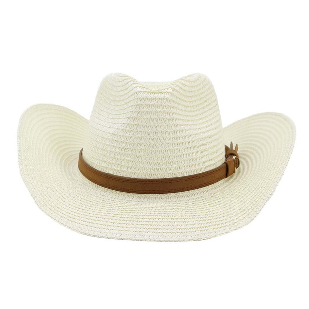 HSMQHJWE Baseball Hat Womenrunning Hat Wide Wild Hat Men Western Straw ...